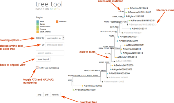 GISAID - TreeTool App
