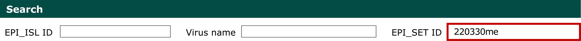 GISAID - Episet